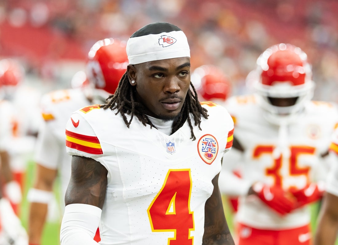 Chiefs WR Rashee Rice back at practice after end of suspension - Field ...