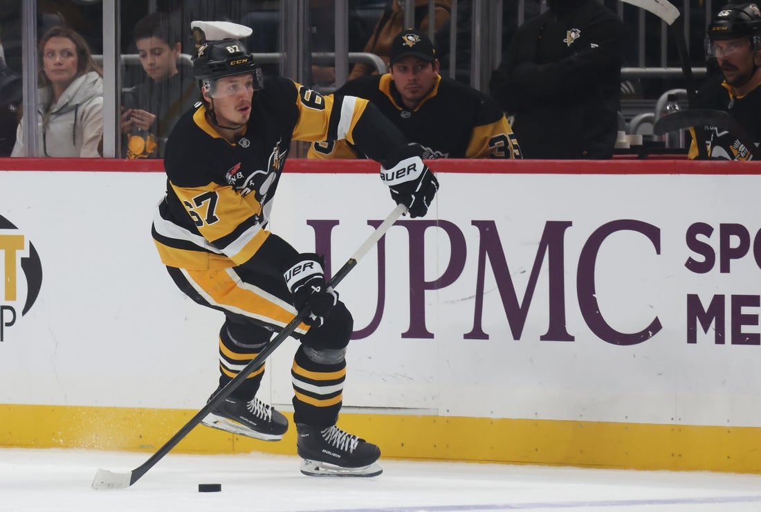 Penguins F Rickard Rakell (hand) out 6-8 weeks - Field Level Media ...