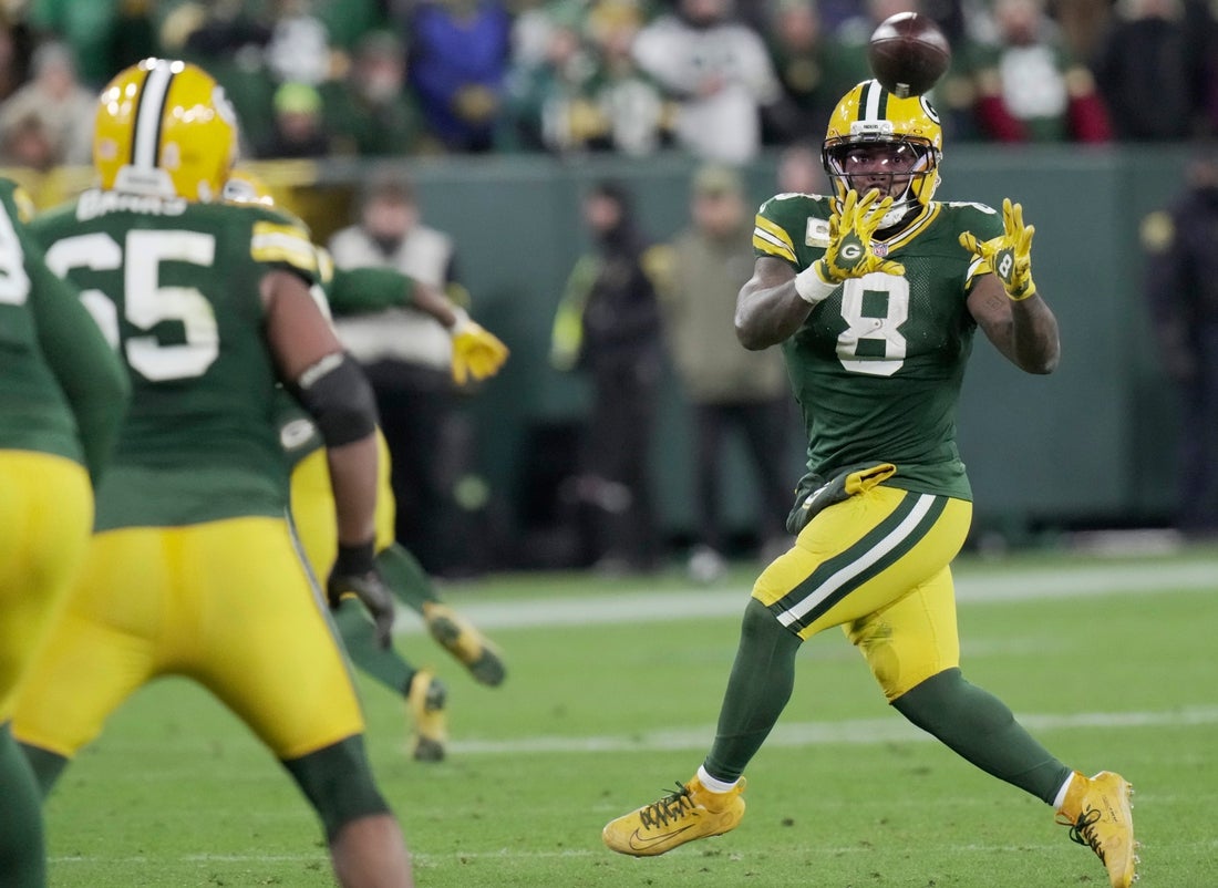 Reports: Packers RB Josh Jacobs day-to-day with knee injury - Field Level Media - Professional ...