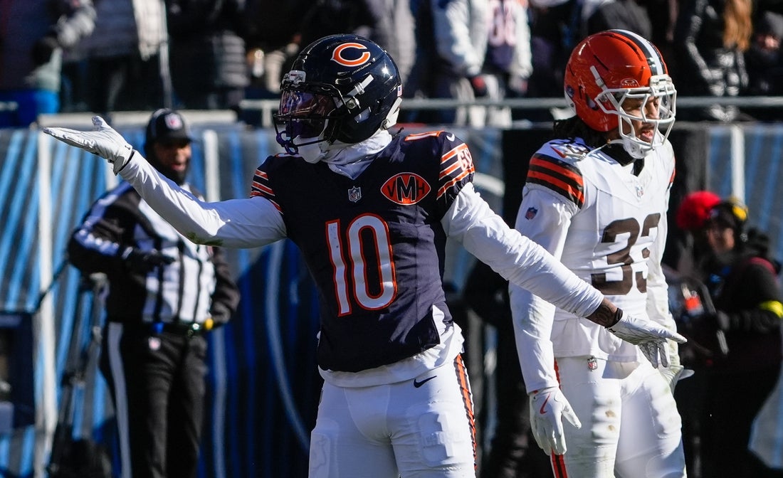Report: Bears rookie WR Luther Burden injures quad - Field Level Media ...