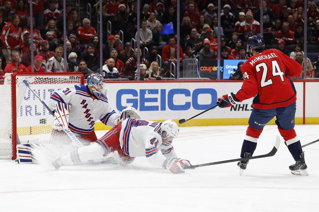 Rangers rack up 5 third-period goals, crush Capitals - Field Level ...
