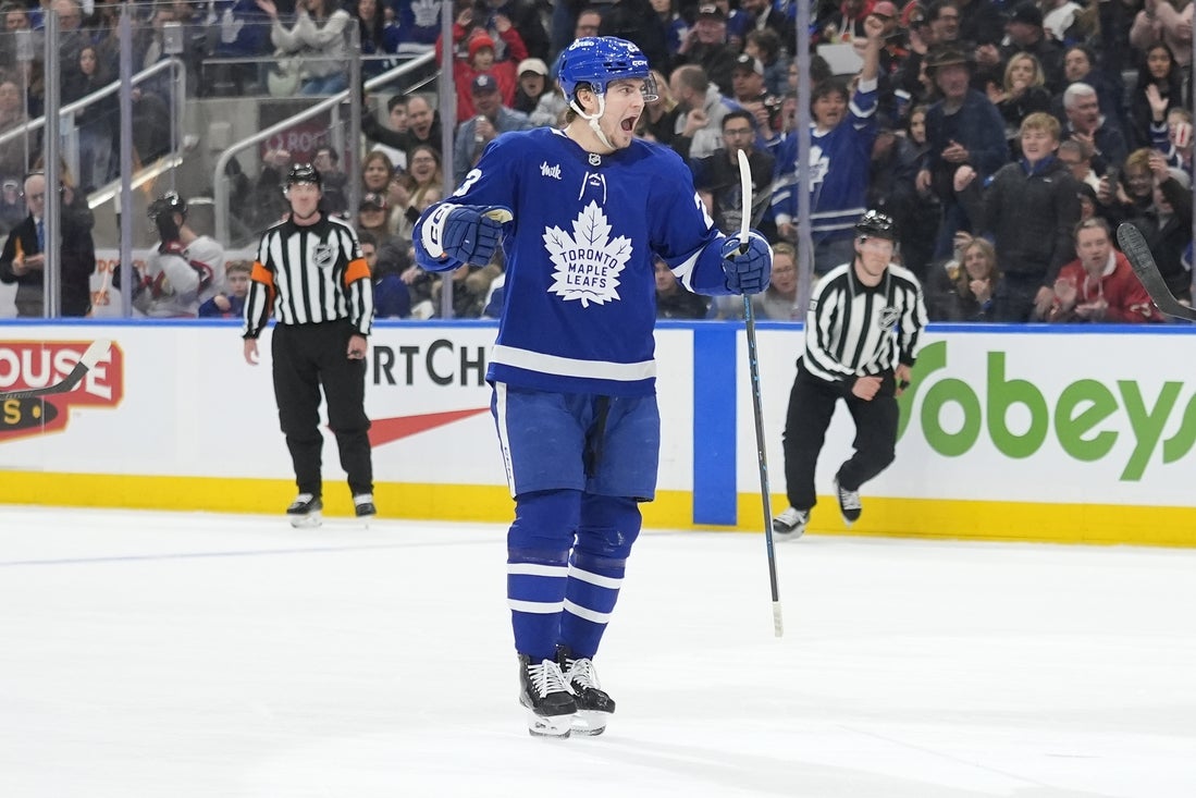 Matthew Knies vaults Maple Leafs past Senators - Field Level Media ...