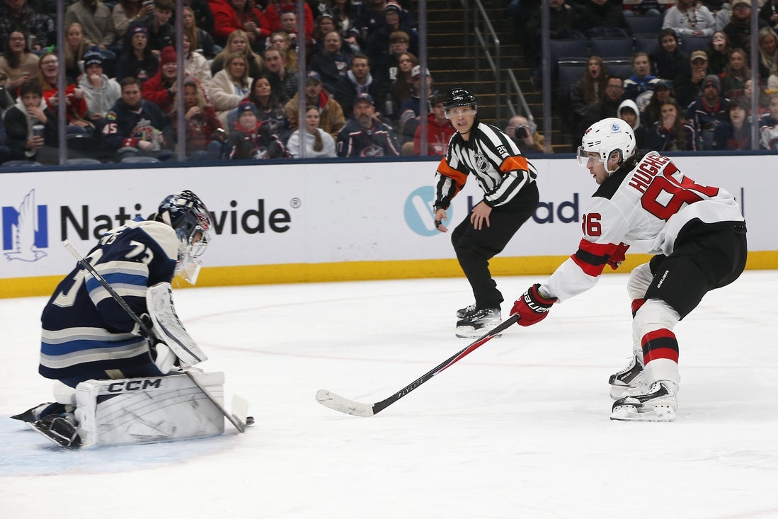 Devils rally past Blue Jackets with 3 third-period goals - Field Level ...