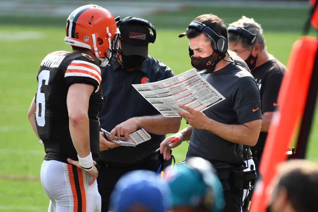 Bucs QB Baker Mayfield calls out former coach Kevin Stefanski - Field ...