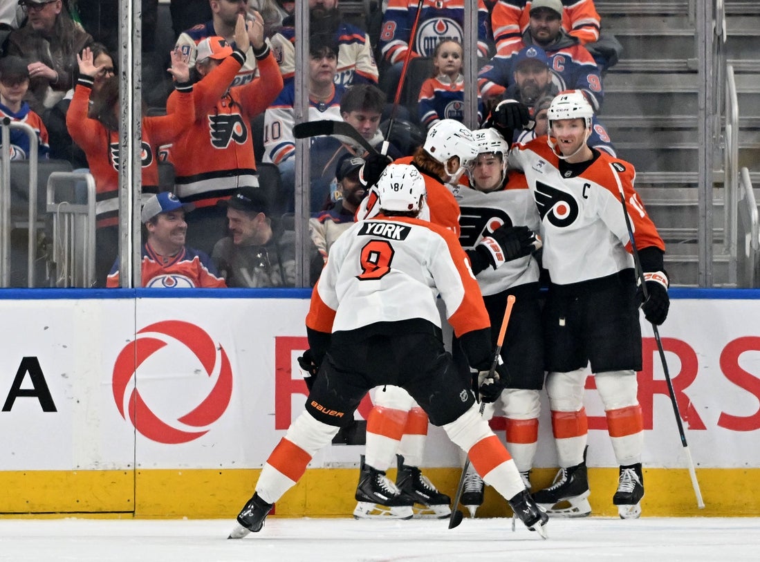Denver Barkey scores first career goal as Flyers take down Oilers ...