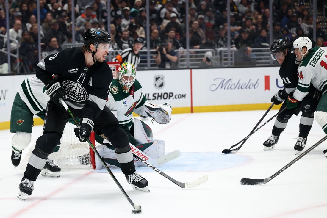 Kings emerge from back-and-forth game, edge Wild in shootout - Field ...