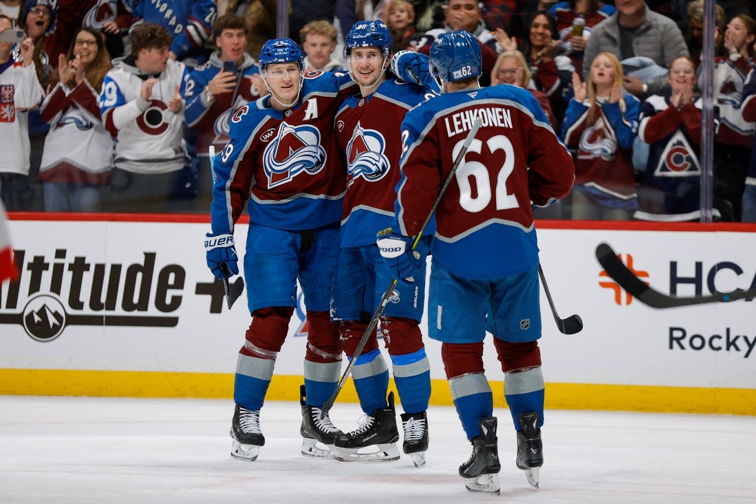 Nathan MacKinnon, Avalanche host Leafs seeking 18th straight home win ...