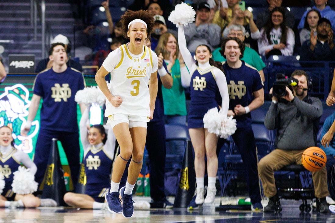 Women's Top 25 roundup: Hannah Hidalgo, Notre Dame crush No. 22 North ...