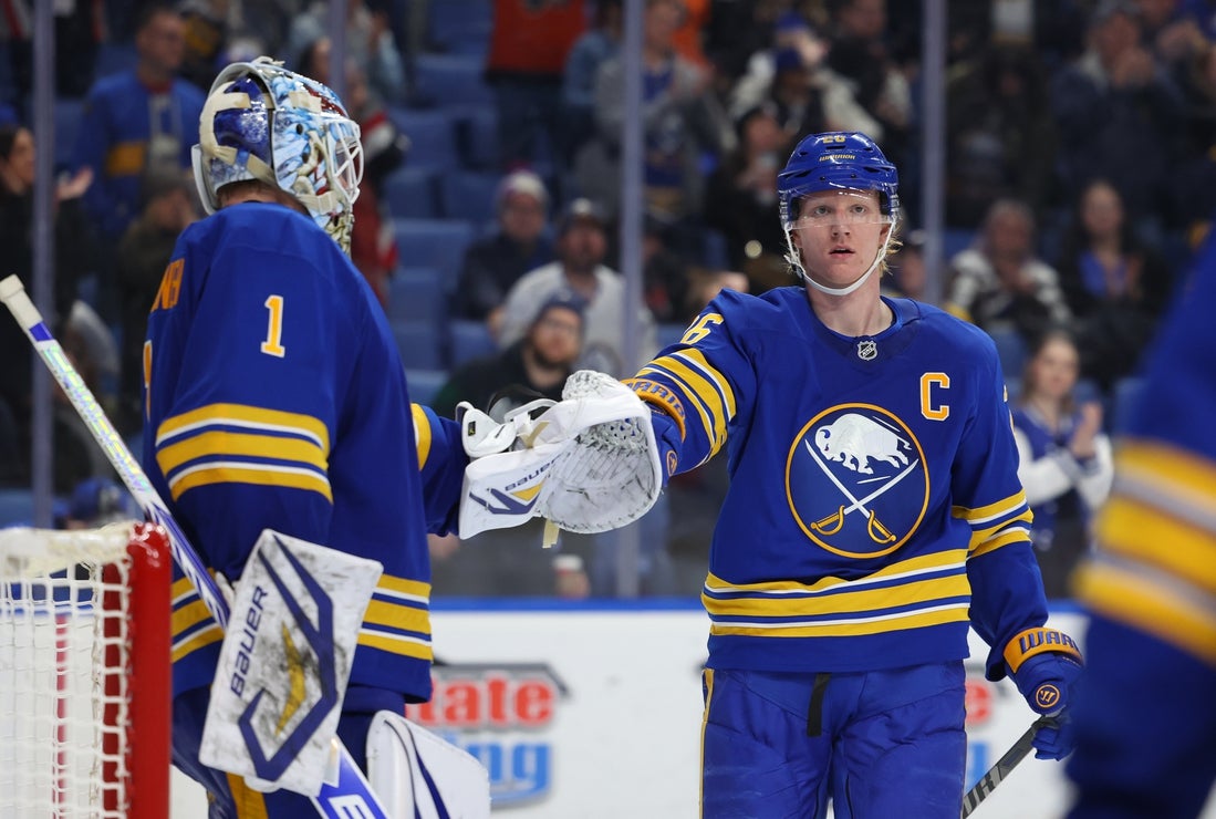 Rasmus Dahlin scores twice as soaring Sabres top Flyers - Field Level ...