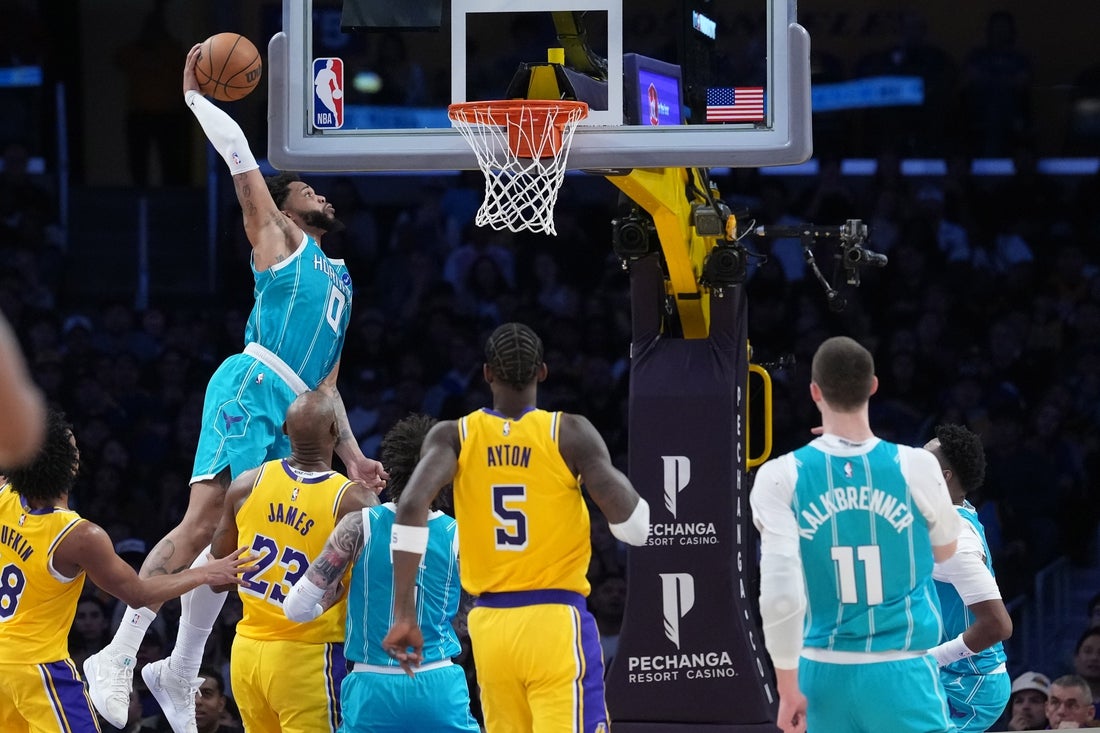 Lakers keep stumbling, fall to LaMelo Ball, Hornets at home - Field ...