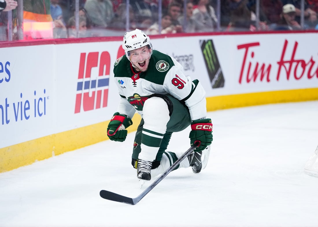 Wild's Vladimir Tarasenko rides surge into game vs. Wings - Field Level ...