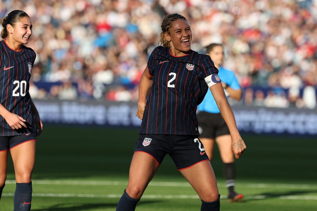 Trinity Rodman scores in first USWNT appearance in 9 months - Field ...