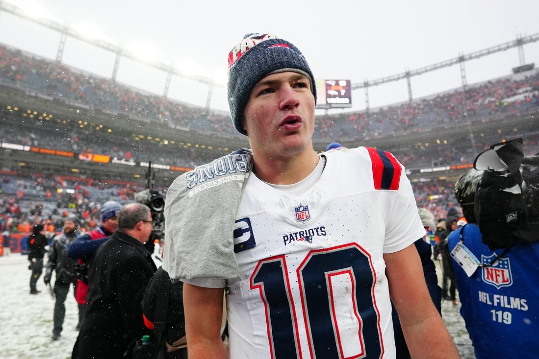 Patriots QB Drake Maye sits out practice due to illness - Field Level ...