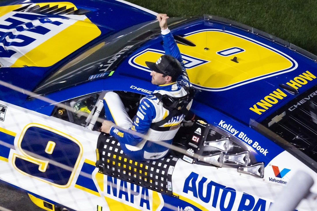 Chase Elliott wins third career Daytona Duel, taking second race ...