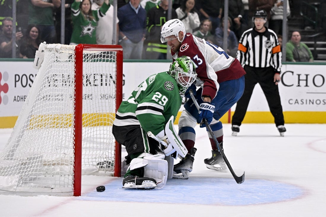 NHL roundup: Avs tie it late, beat Stars in SO in heavyweight battle ...