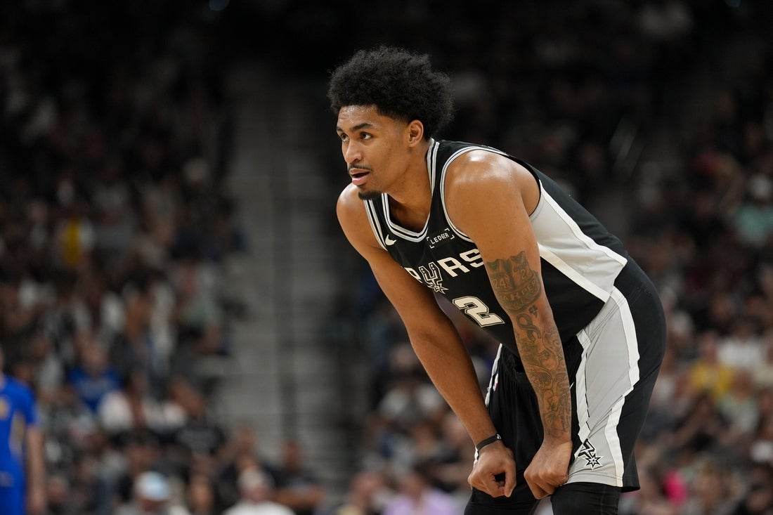 Harper matches career high in first pro start as Spurs hammer Pacers ...