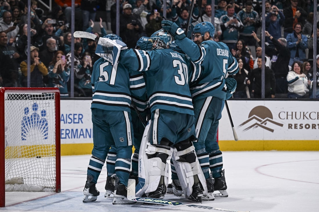 Sharks ride string of late-game heroics into encounter vs. Leafs ...