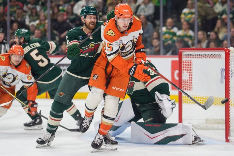 Hunter Haight's first NHL goal sparks Wild in win over Ducks - Field ...